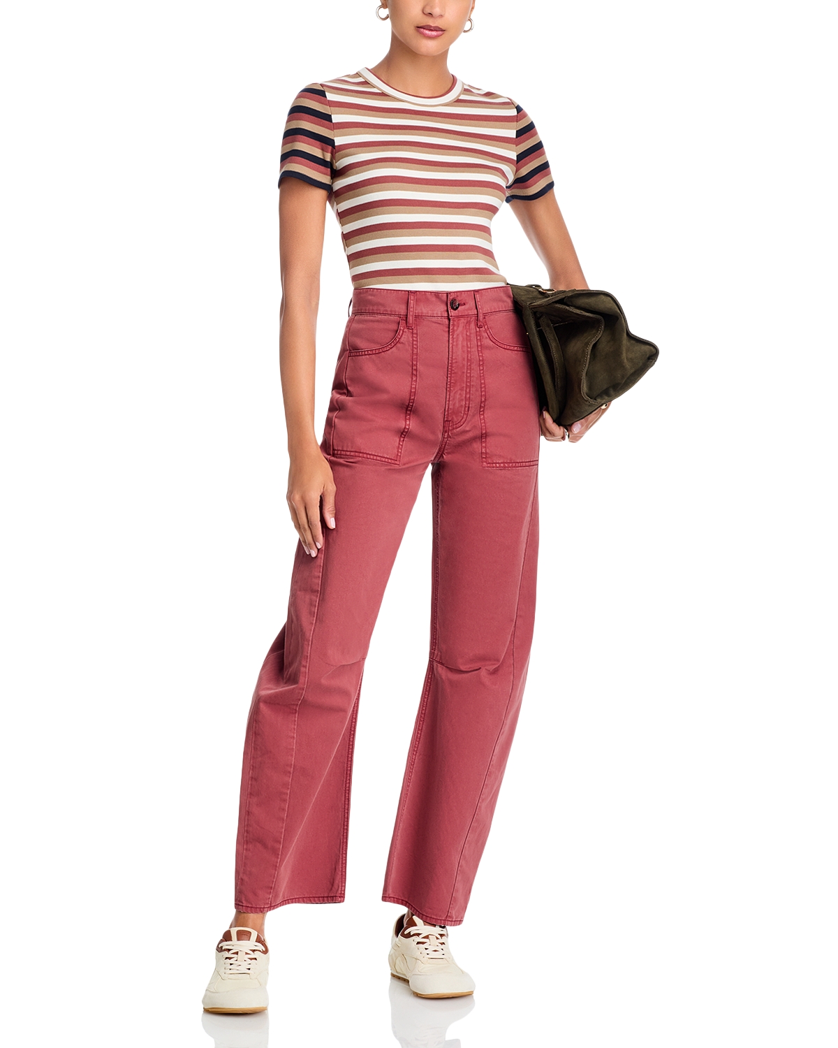 VERONICA BEARD Sloan High-Rise Barrel Jeans